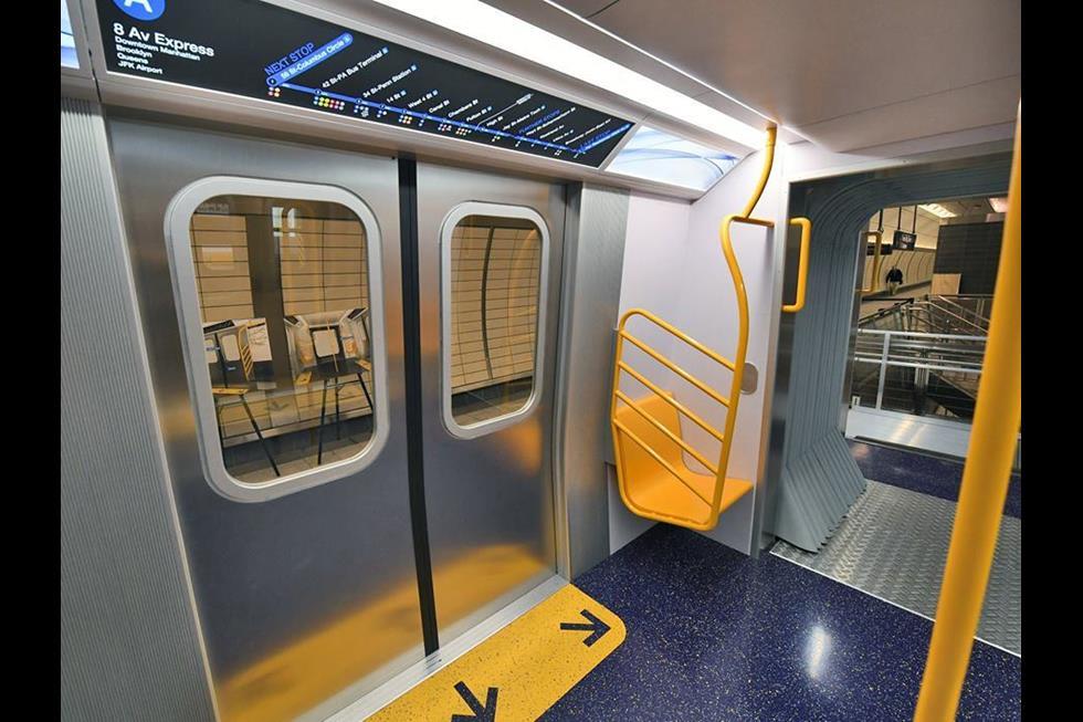 Next-generation New York Subway car mock-up on display | Metro Report ...